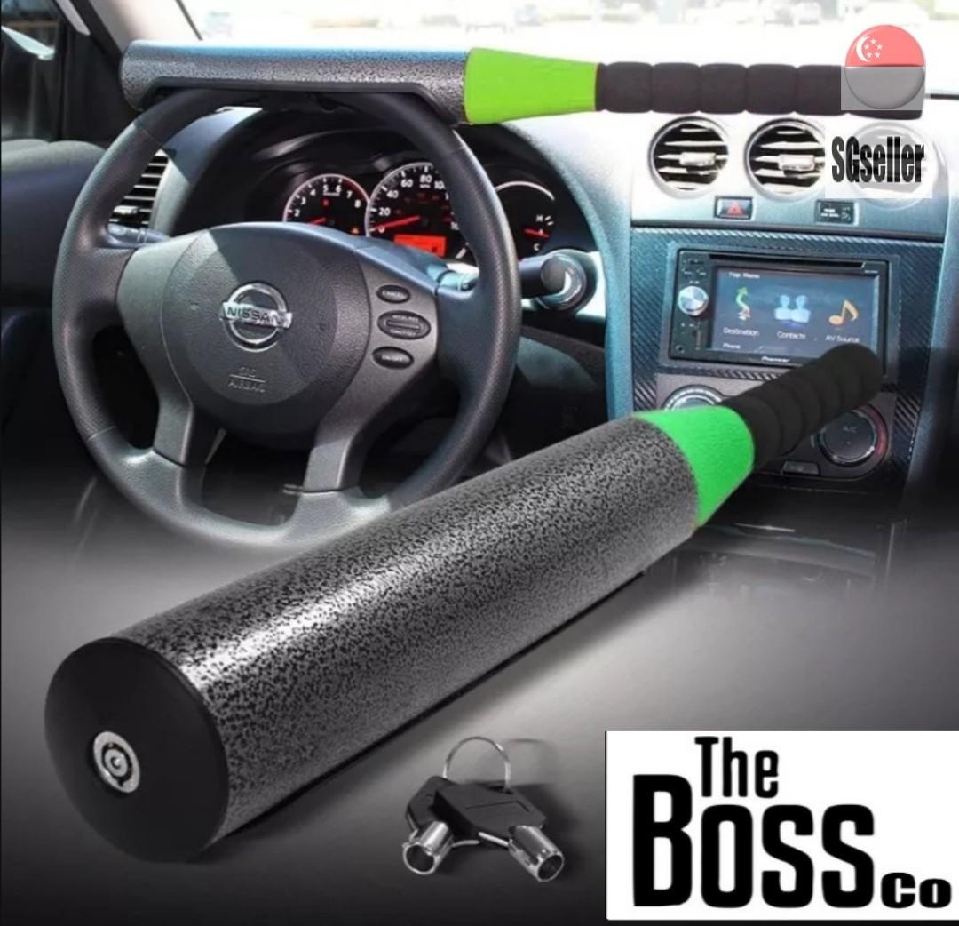 *OFFER* Steerling lock Universal Baseball Bat Car Anti-theft Lock Car ...