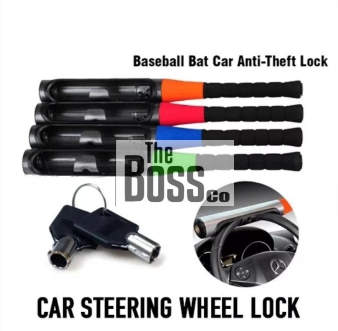 *OFFER* Steerling lock Universal Baseball Bat Car Anti-theft Lock Car ...