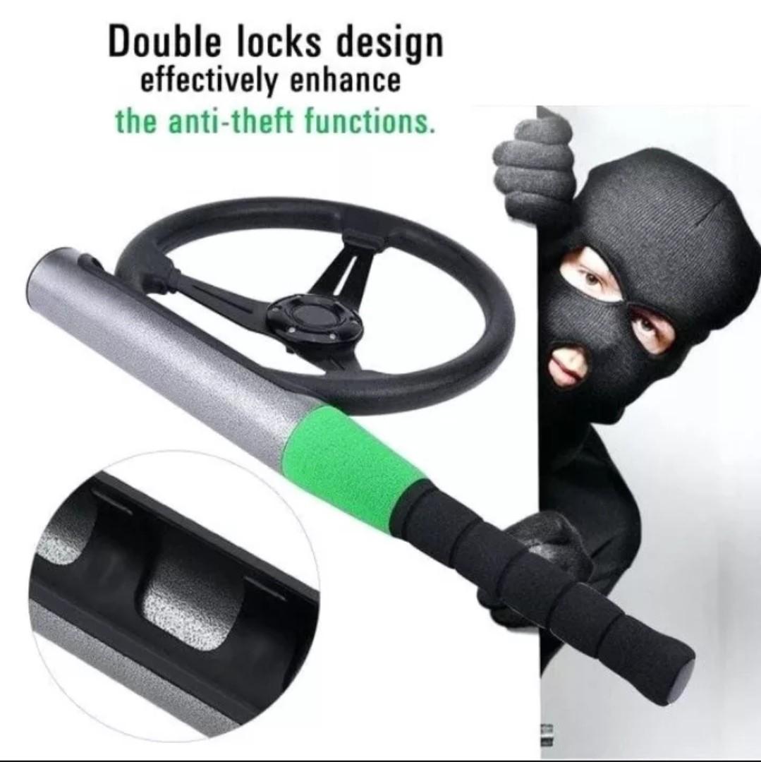 *OFFER* Steerling lock Universal Baseball Bat Car Anti-theft Lock Car ...
