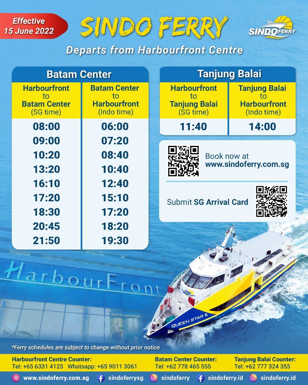 Batam ferry ticket Batamfast ferry Majestic ferry Horizon ferry Sindo ...