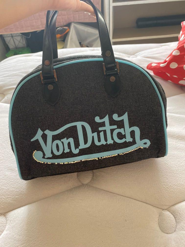 Blue Von dutch bag, Luxury, Bags & Wallets on Carousell