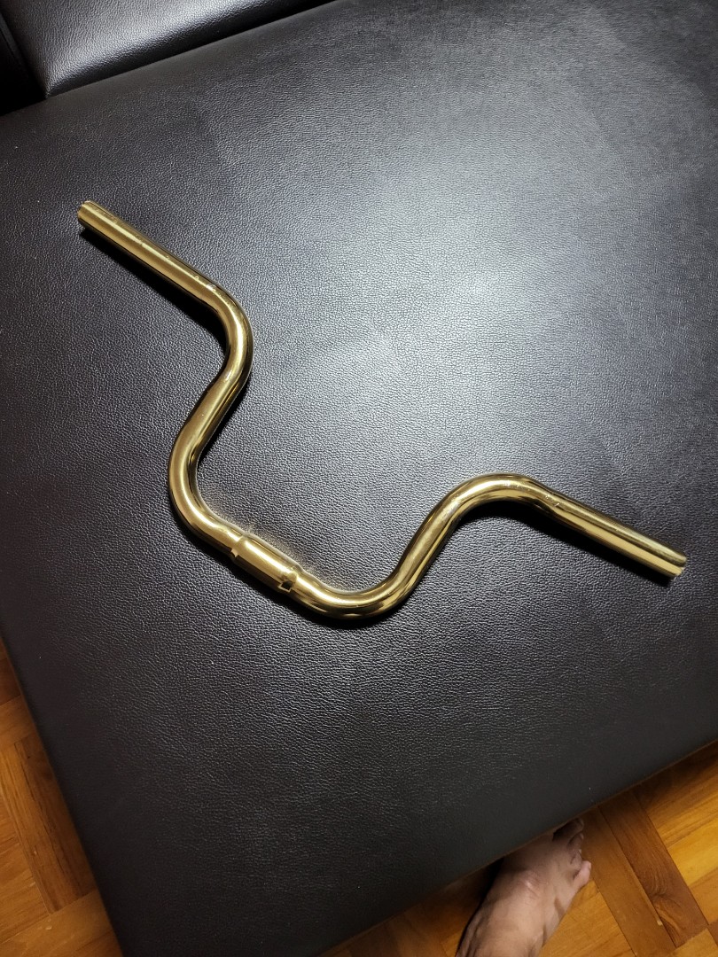 Brompton M bar gold light weight 15cm, Sports Equipment, Bicycles ...