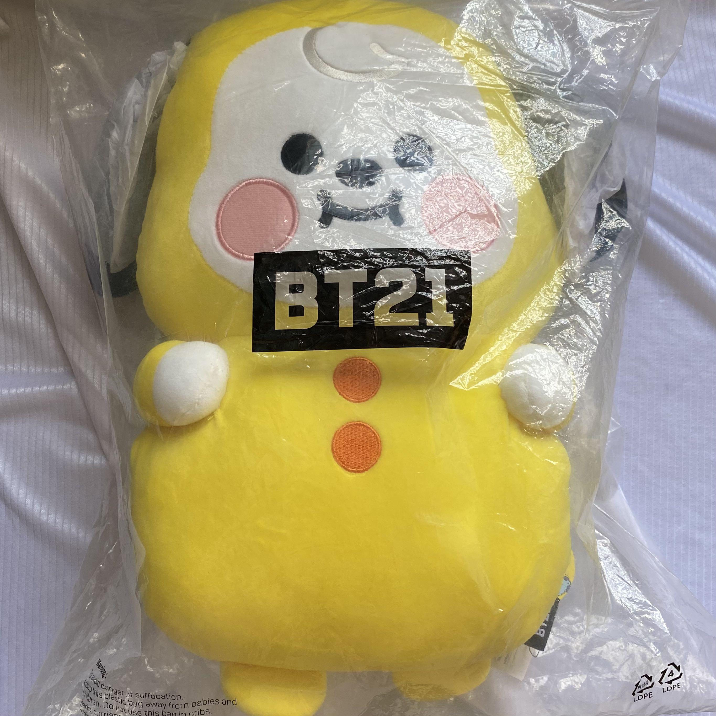 BT21 Baby Chimmy Double Hand Warmer Cushion, Hobbies & Toys ...