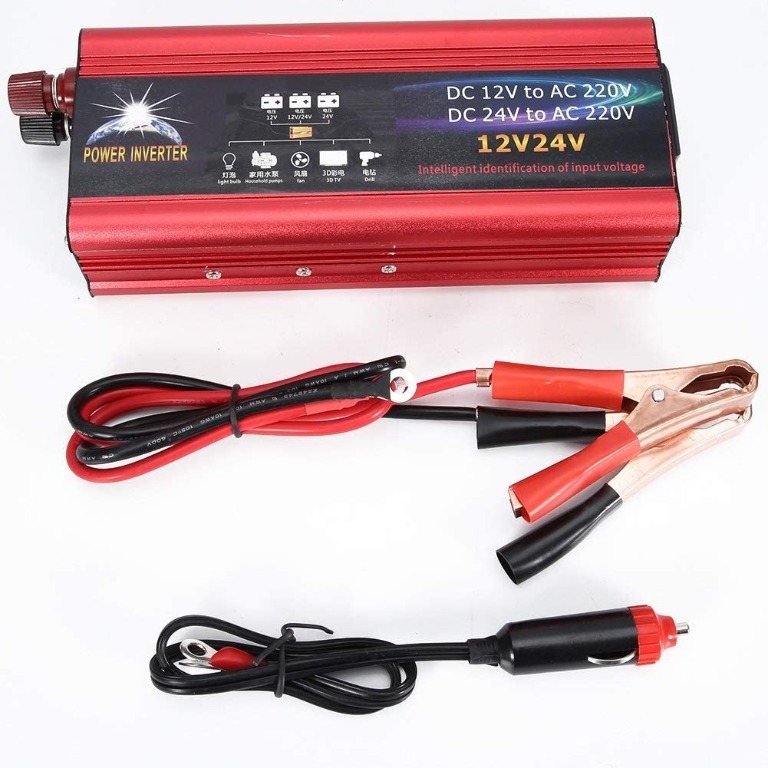 Car Inverter - Universal 12v 24v Car Solar Power 3000w Inverter Converter 12v To 220v, Furniture ...