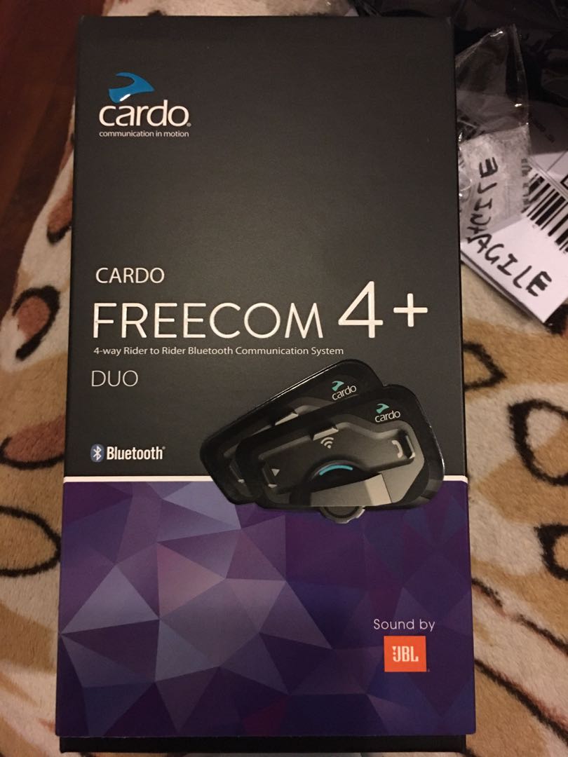 Cardo Freecom 4 +, Motorcycles, Motorcycle Accessories on Carousell