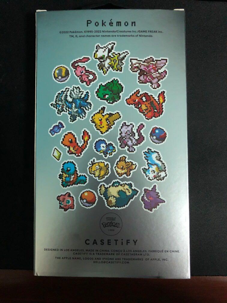 Casetify Pokemon Co-Lab - iPhone 12 Pro - Pixel Pokémon Sticker Mania ...