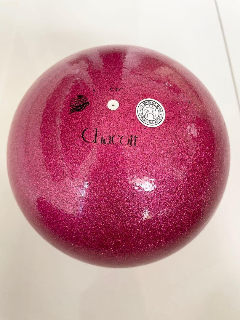 Chacott 18.5cm Rhythmic Gymnastics Prism Ball - Colour: Azalea, Sports ...
