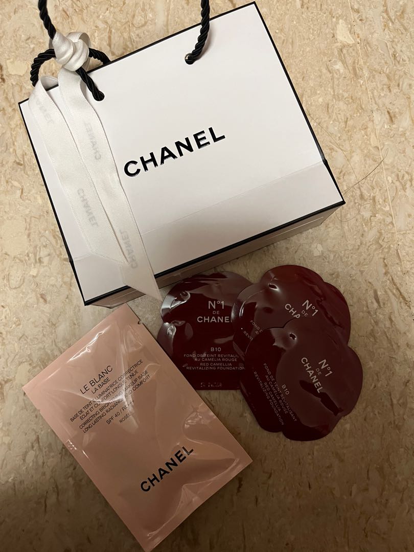 chanel foundation make up sample, Beauty & Personal Care, Face, Makeup ...