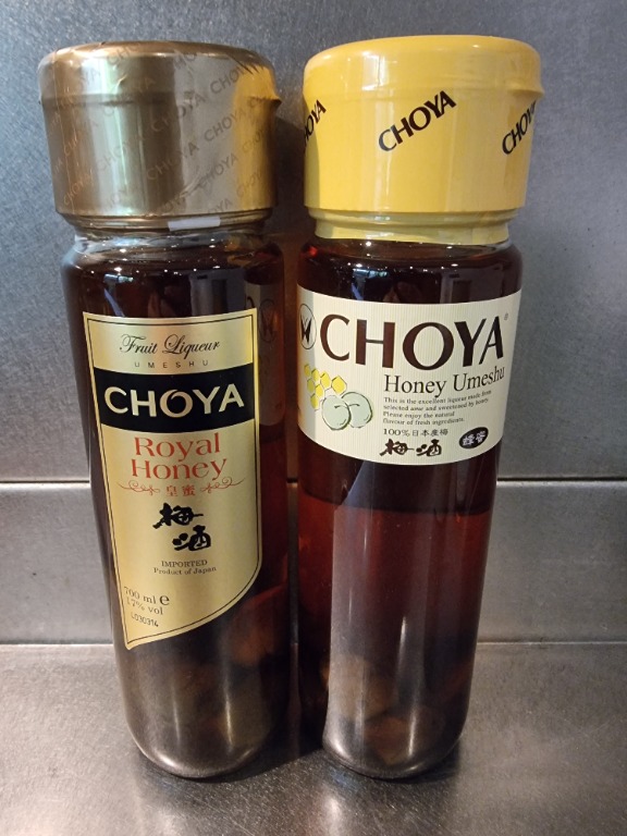 Choya Royal Honey and Honey Umeshu, Food & Drinks, Alcoholic Beverages on Carousell