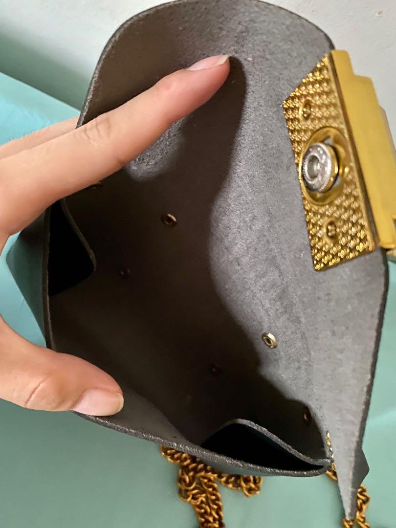 CMG Bag Wallet with Gold Chain, Women's Fashion, Bags & Wallets, Purses ...