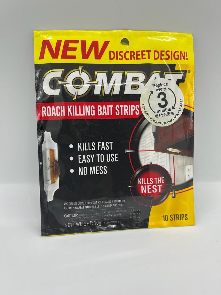Combat Cockroach Killing Bait 10 Strips, Furniture & Home Living ...