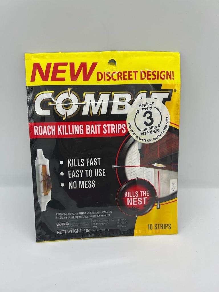 Combat Cockroach Killing Bait 10 Strips, Furniture & Home Living ...