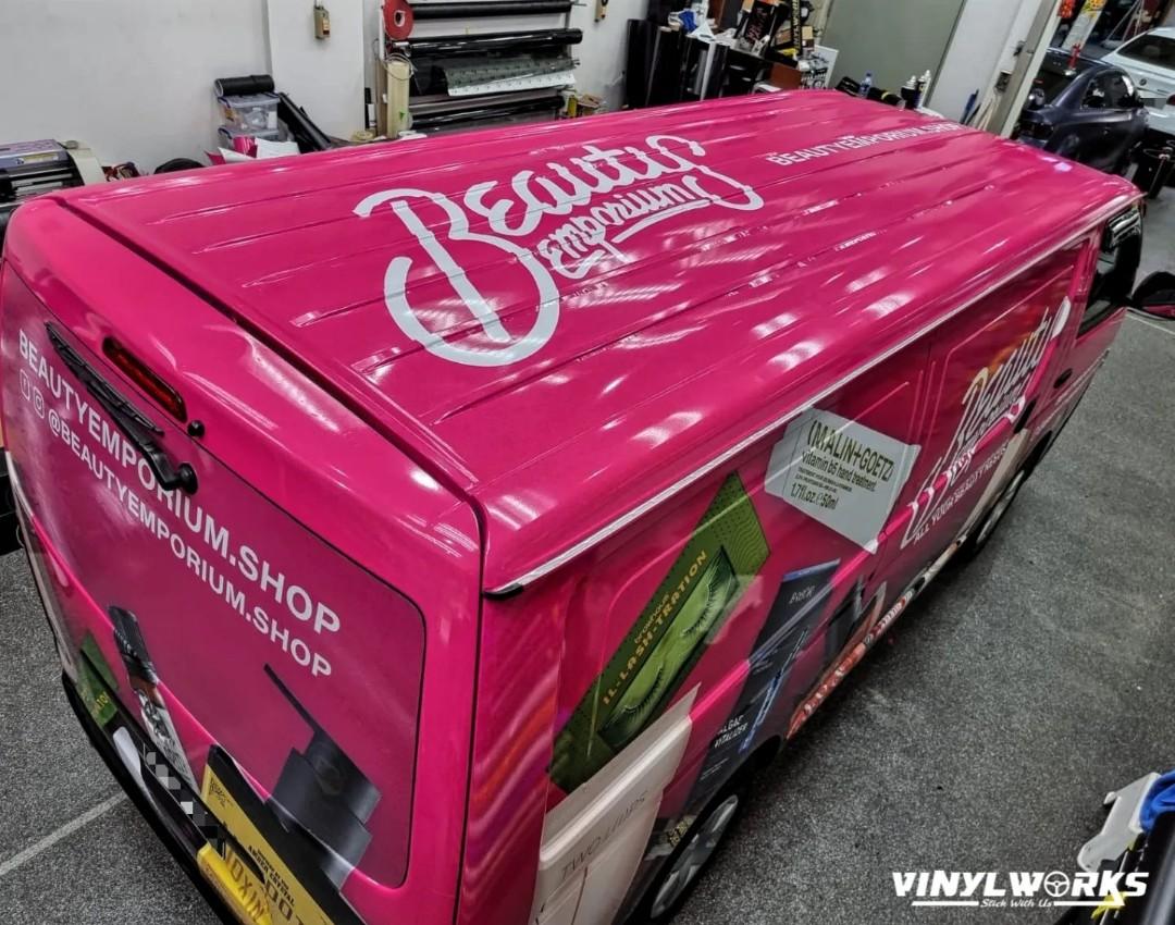 Commercial Van Full Corporate Branding Vinyl Sticker Wrap, Car ...