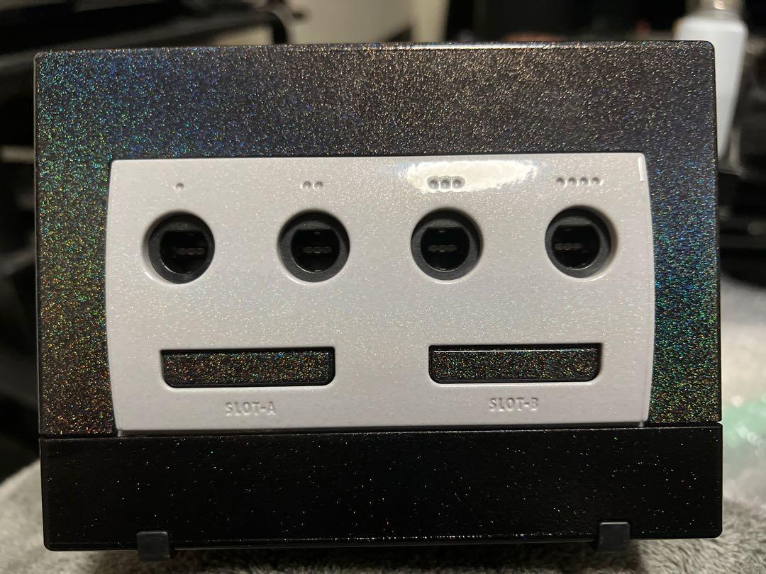 Custom Ultimate Holographic Rainbow Gamecube Jp Console Dol 001 W Blueretro Internal