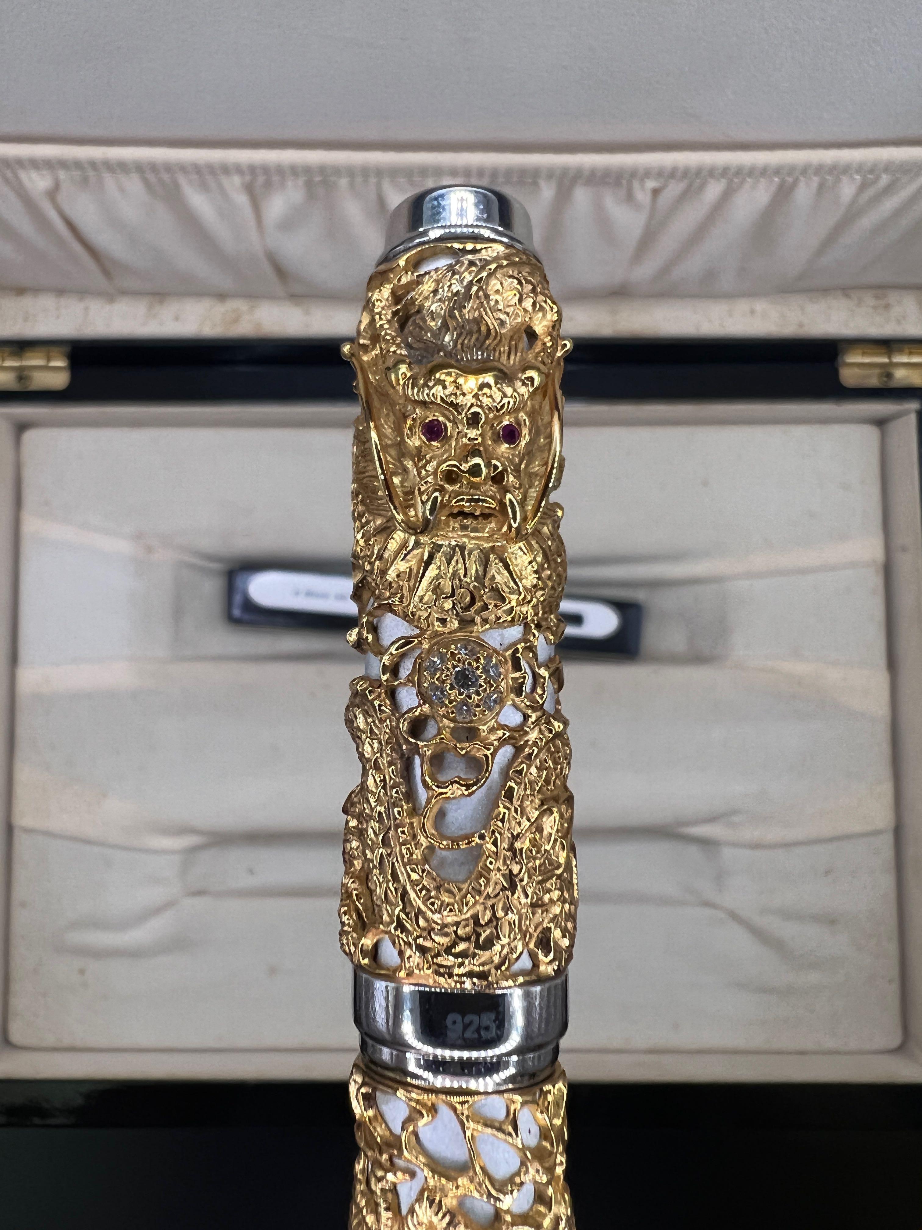 Dani Trio: Grand phantas 18k gold dragon on silver limited edition ...