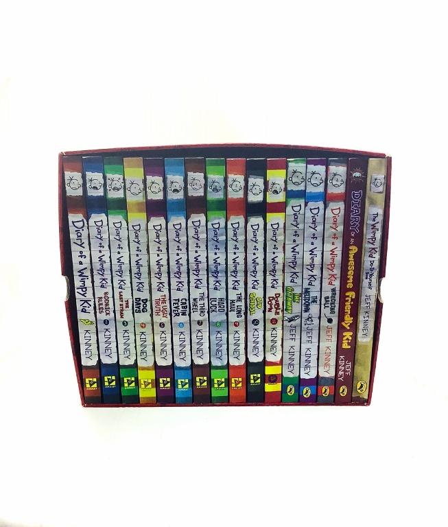 Diary Of A Wimpy Kid: Complete Set 1-16 Books, Hobbies & Toys, Books ...