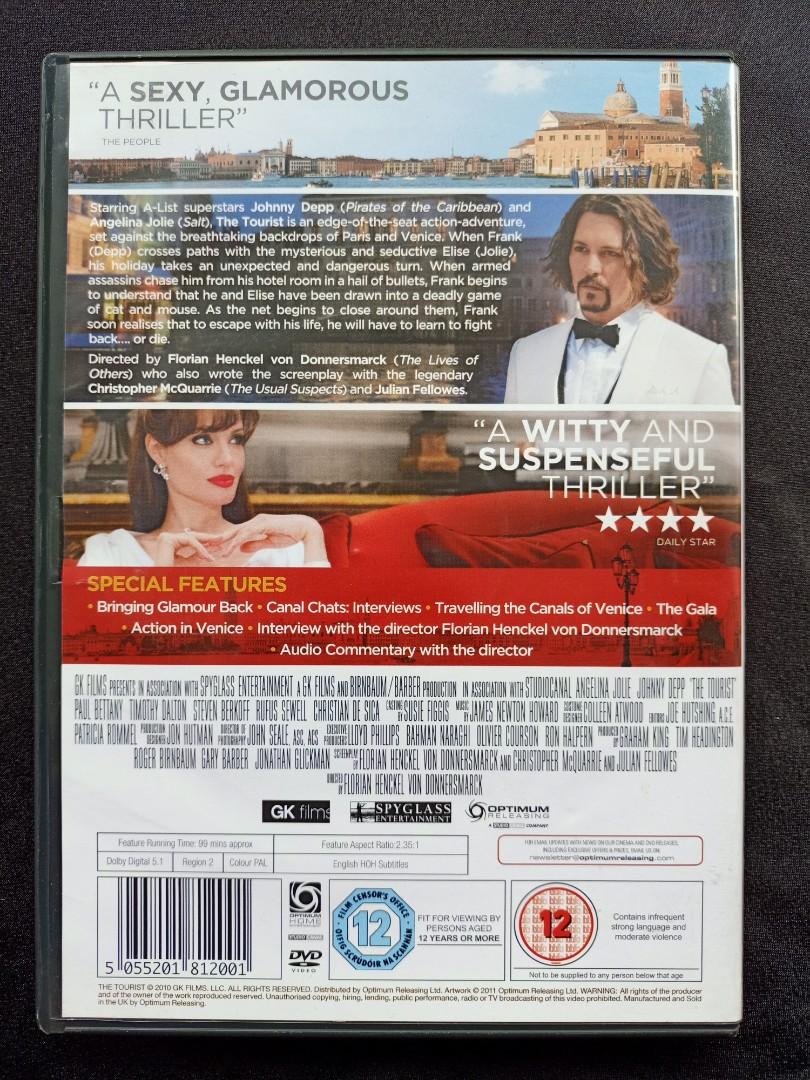 The Tourist Dvd Cover