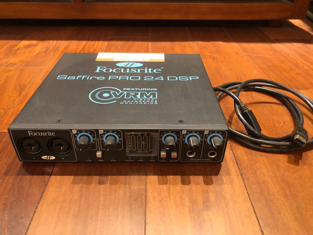 Focusrite Saffire PRO 24 DSP recording audio interface sound card, 音響器材 ...