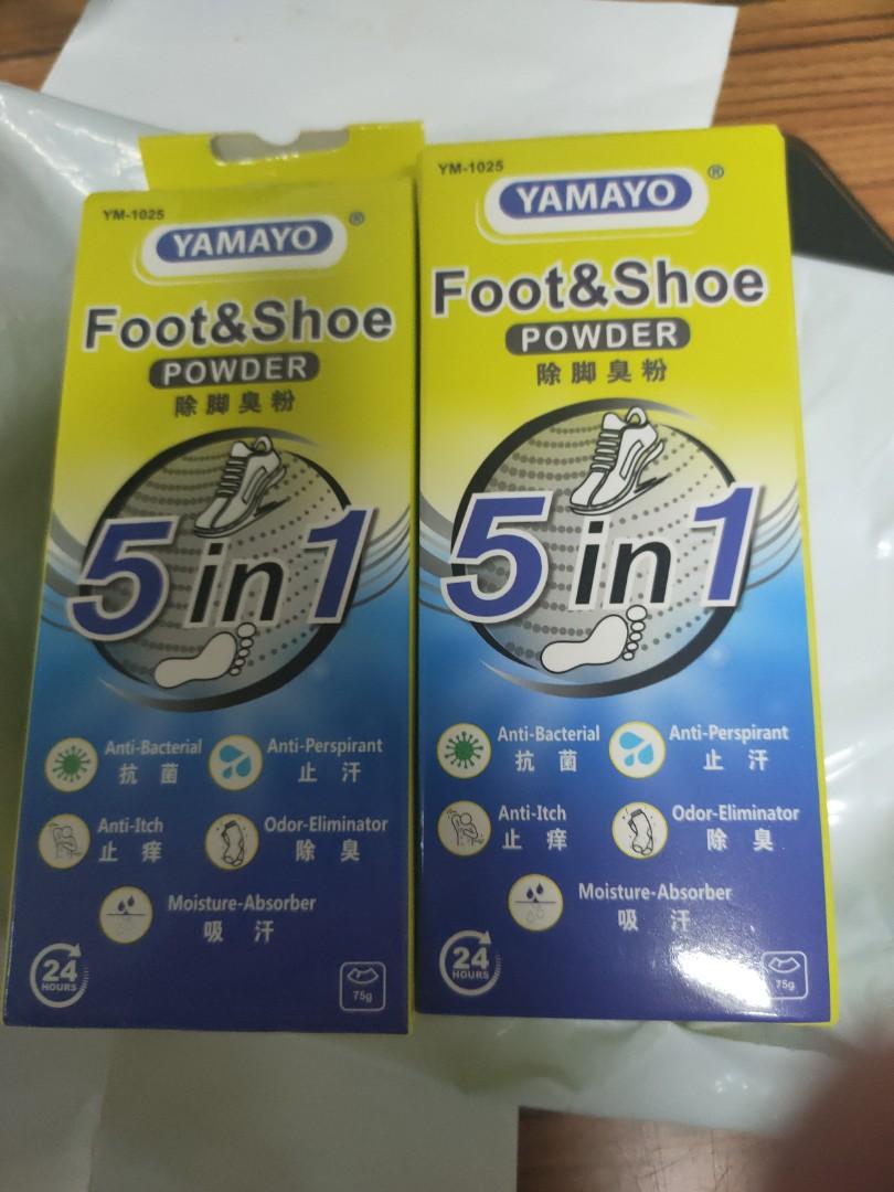 Foot & Shoe powder TALC and PARABEN FREE Stinky Feet Antibacterial ...