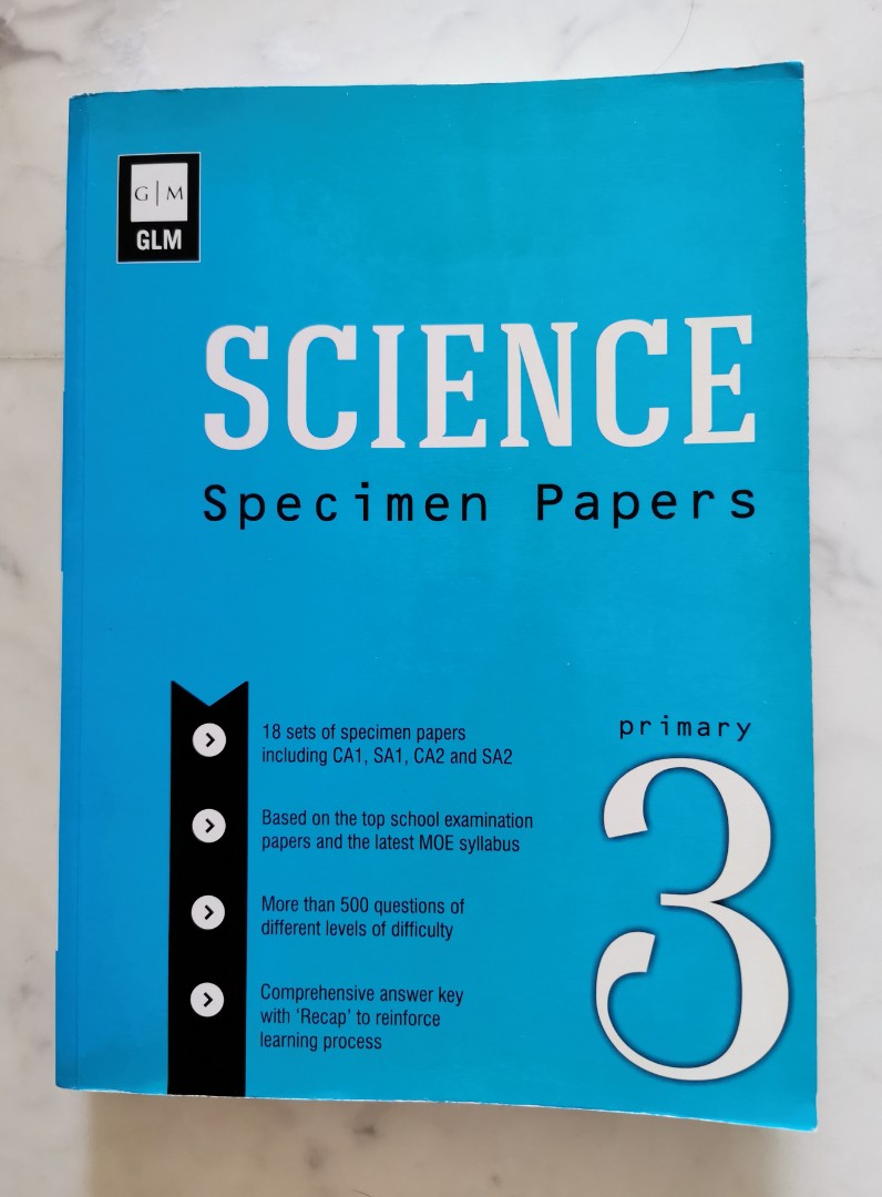 P3 GLM Science Specimen Papers (Assessment Book), Hobbies & Toys, Books ...