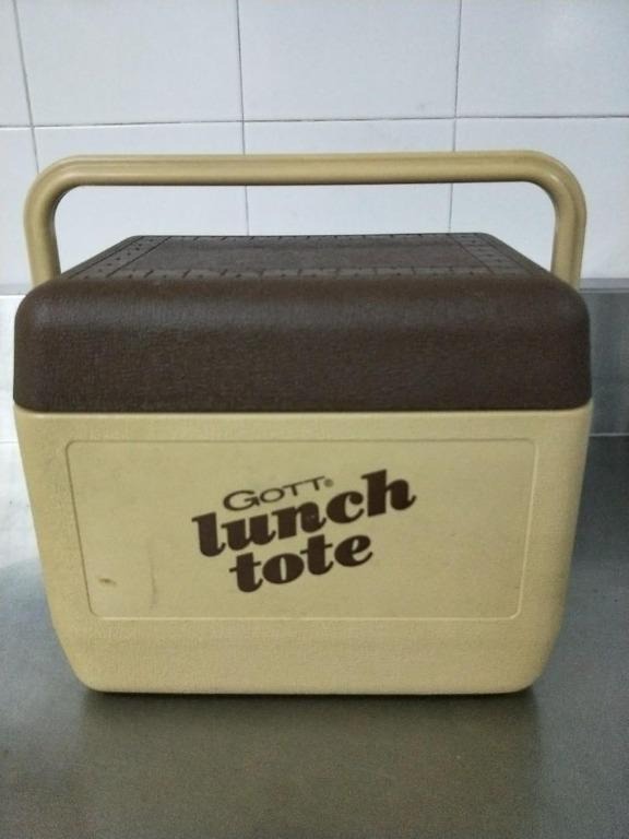 Gott Lunch Tote 6 Personal Cooler Ice Chest Box Model 1806 USA Vintage ...