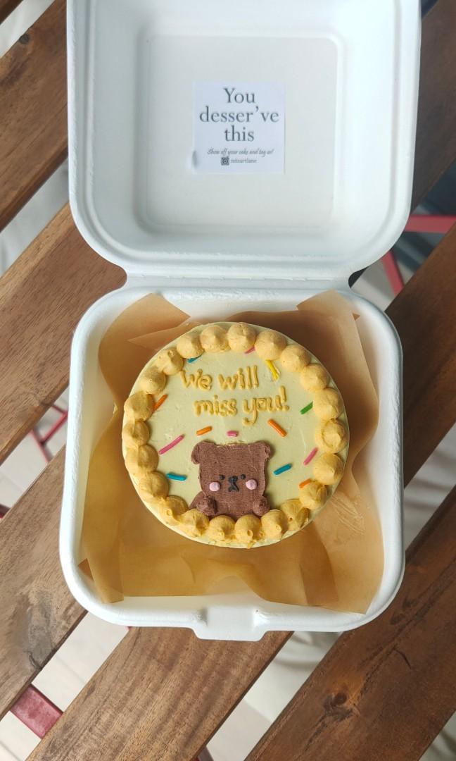 HALAL Cute Bear Bento Cake, Food & Drinks, Homemade Bakes on Carousell