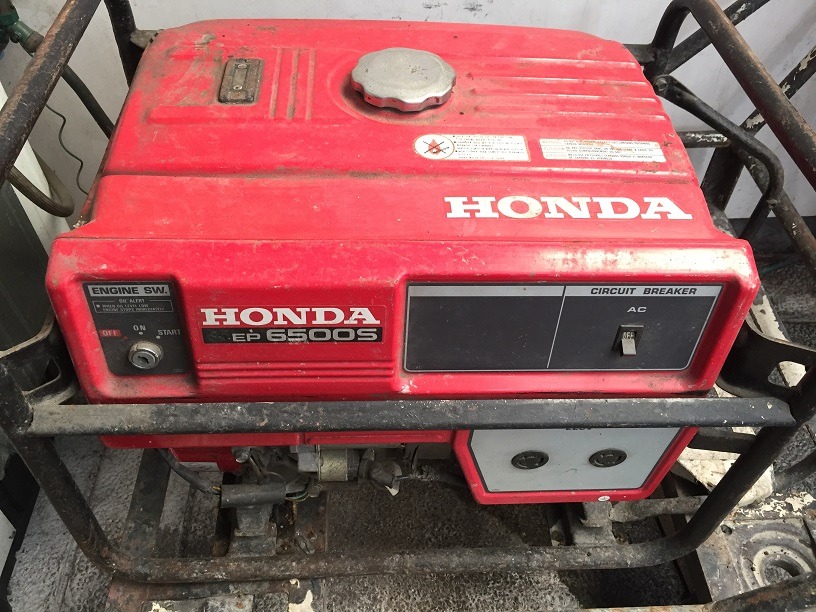 Honda EP6500S Generator Genset with custom wheeled push cart ...