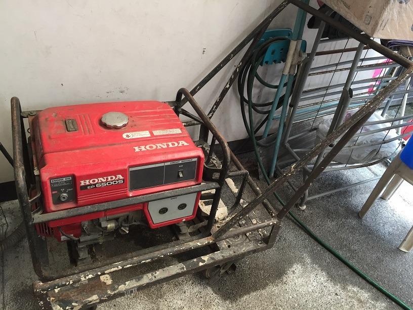 Honda EP6500S Generator Genset with custom wheeled push cart ...