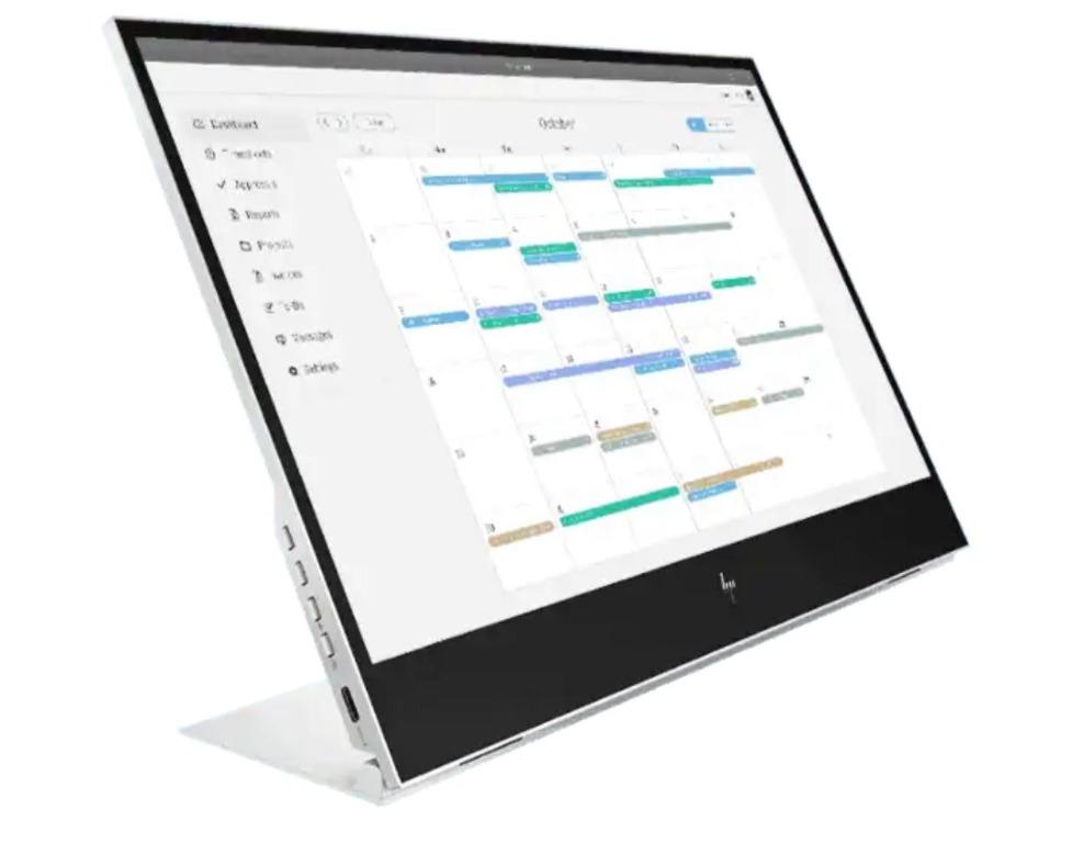 HP E14 G4 14-inch Portable FHD Monitor, 電腦＆科技, 電腦周邊及配件, 電子屏幕 - Carousell