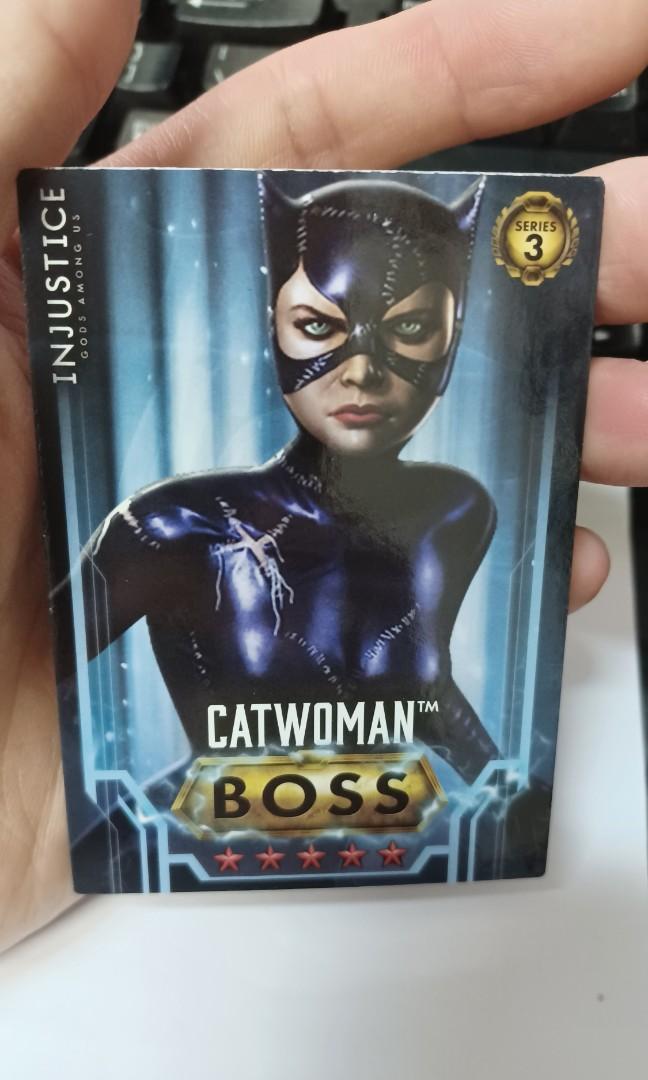 INJUSTICE GODS AMONG US SERIES 3 CATWOMAN BOSS CARD, Video Gaming ...