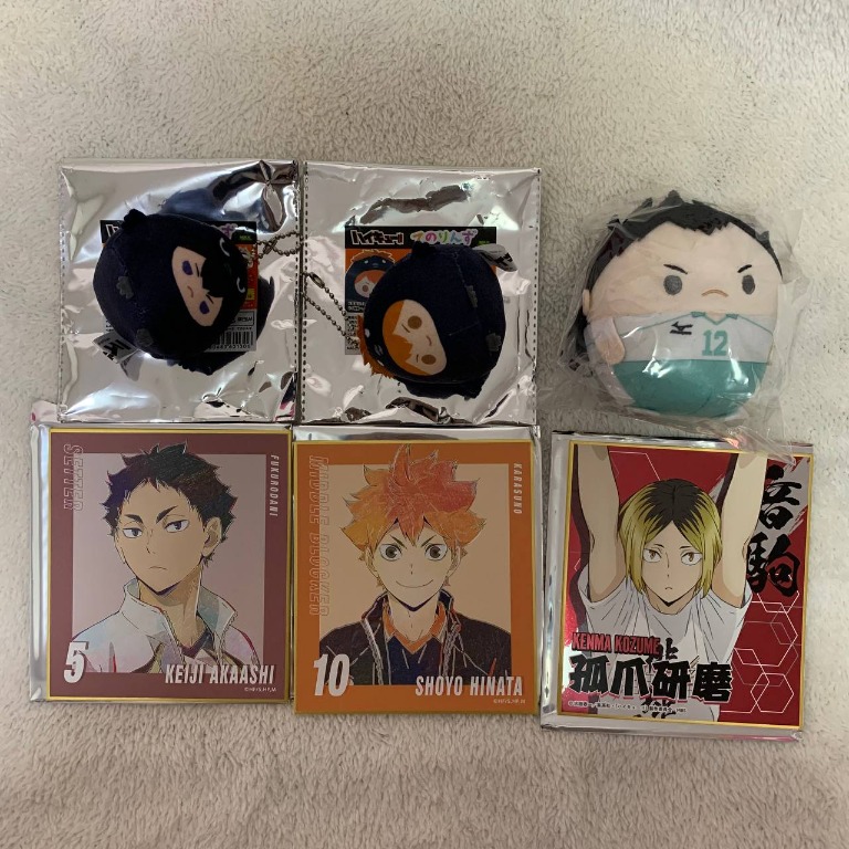 [INSTOCK] HAIKYUU Assorted Merch Fuwakororin Fuwa Tenorinzu Shikishi ...