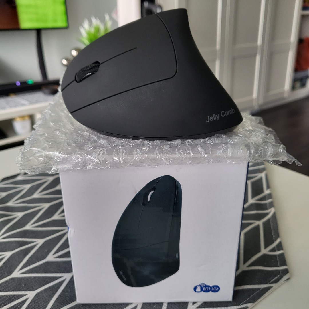 JELLY COMB 2.4G+Bluetooth+Bluetooth Wireless Rechargeable Vertical ...