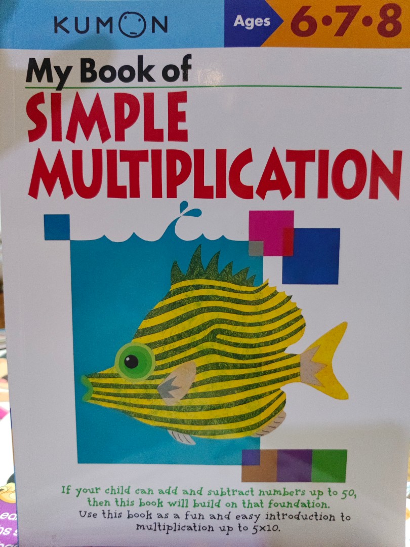 Kumon My Book of Simple Multiplication, Hobbies & Toys, Books ...