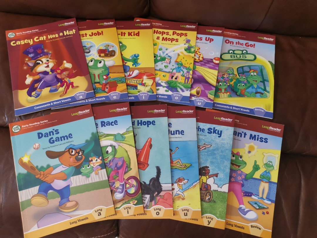 Leap Frog Short Vowels Long Vowels word, 興趣及遊戲, 書本 & 文具, 小朋友書 - Carousell