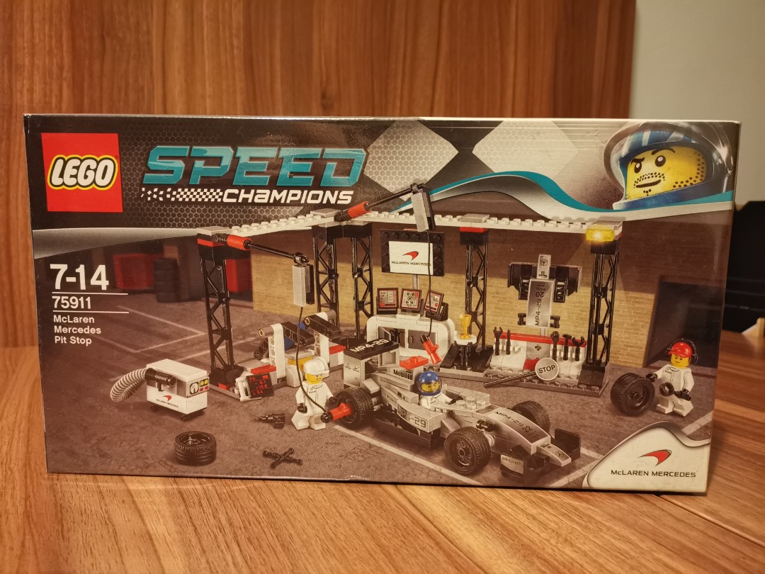 Lego 75911 Speed Champions McLaren Mercedes Pit Stop, Hobbies & Toys ...