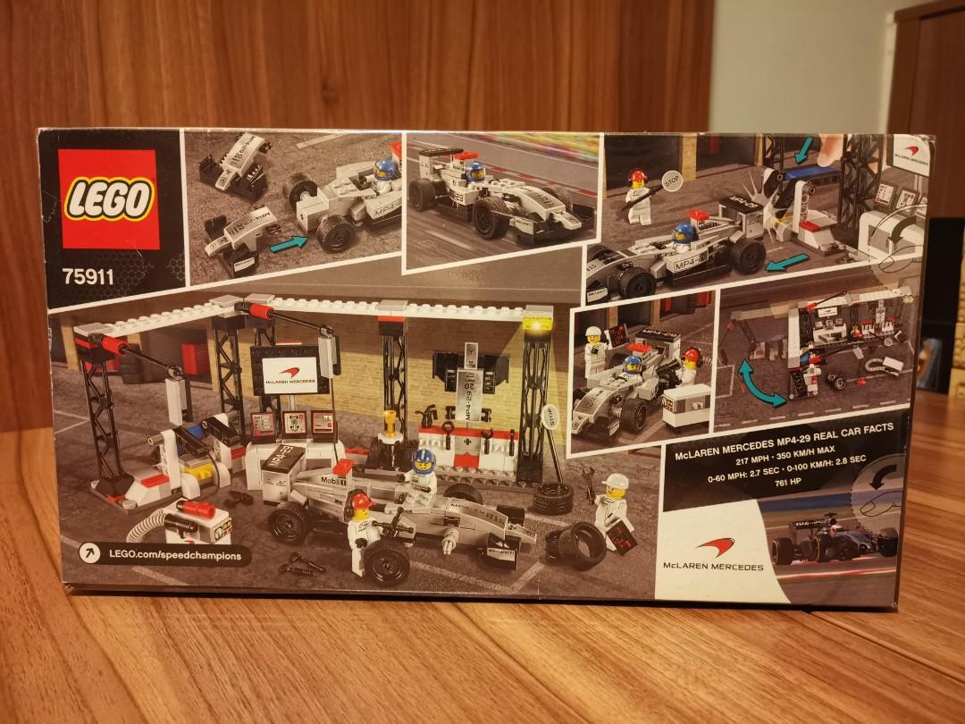 Lego 75911 Speed Champions McLaren Mercedes Pit Stop, Hobbies & Toys ...