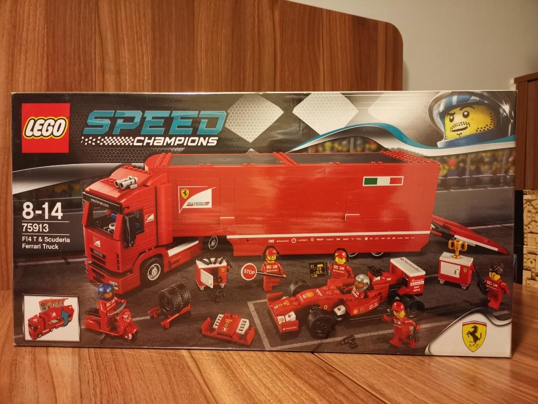 Lego 75913 Speed Champions F14 T & Scuderia Ferrari Truck, Hobbies ...