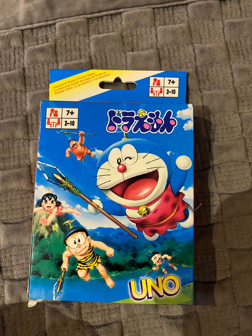 Limited Edition Doraemon UNO, Hobbies & Toys, Toys & Games on Carousell
