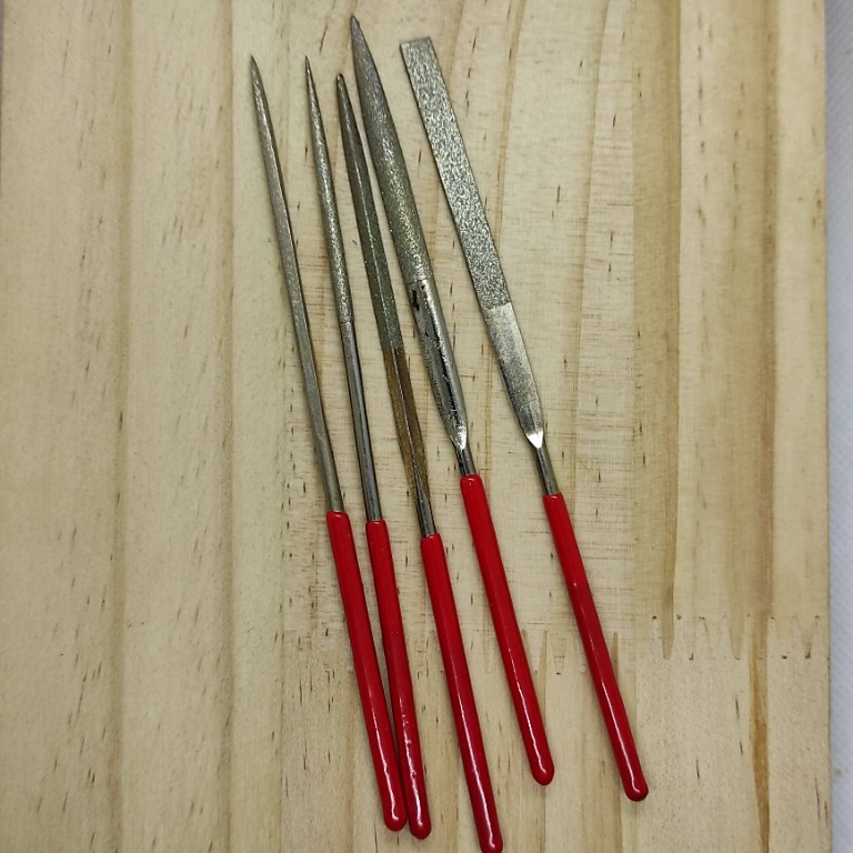 Metal Needle Files Set of 5 pcs. for DIY jewelry Glass Diamond Stone ...