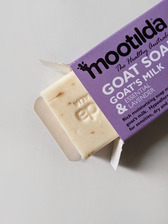 MOOTILDA Goat's Milk Soap (Essential Lavender, 100g, Product of ...