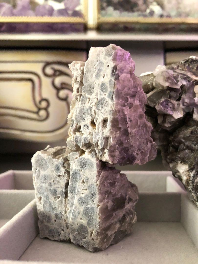 Black crystal/ Panda calcite Natural genuine cluster refer to pics and ...