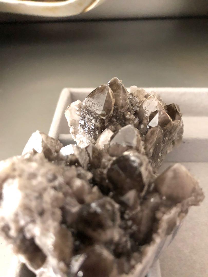 Black crystal/ Panda calcite Natural genuine cluster refer to pics and ...