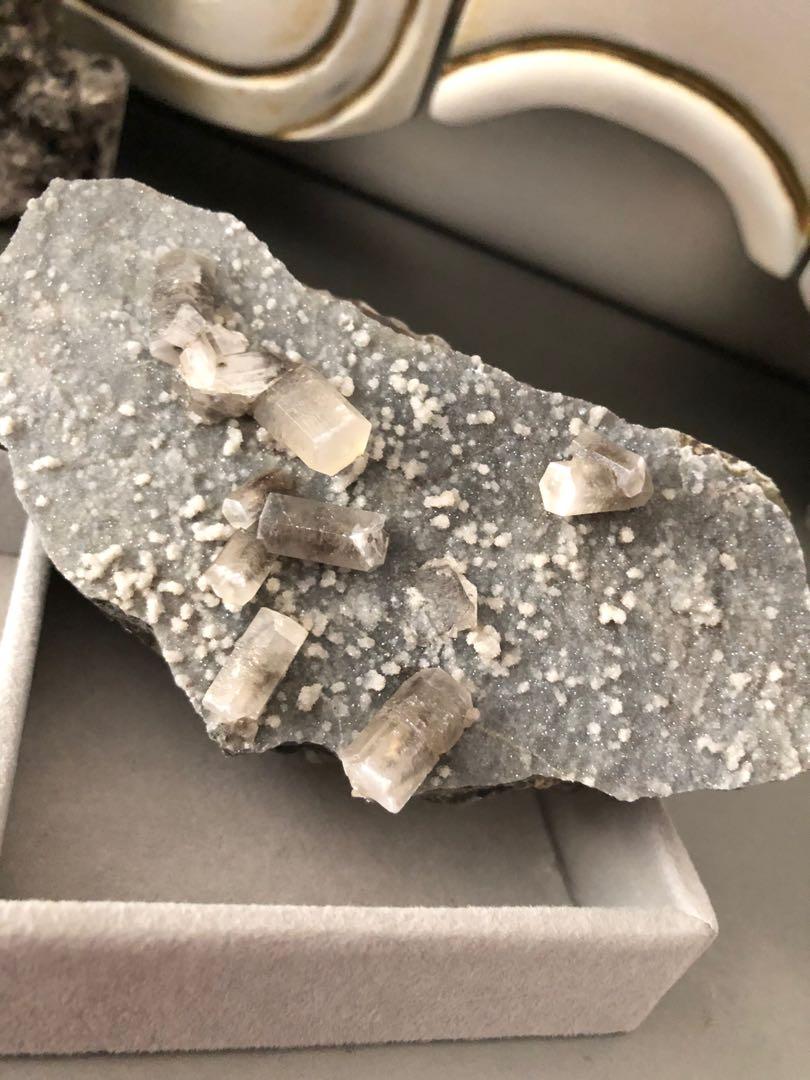 Black crystal/ Panda calcite Natural genuine cluster refer to pics and ...