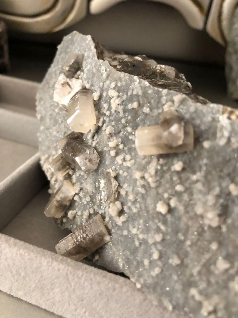 Black crystal/ Panda calcite Natural genuine cluster refer to pics and ...