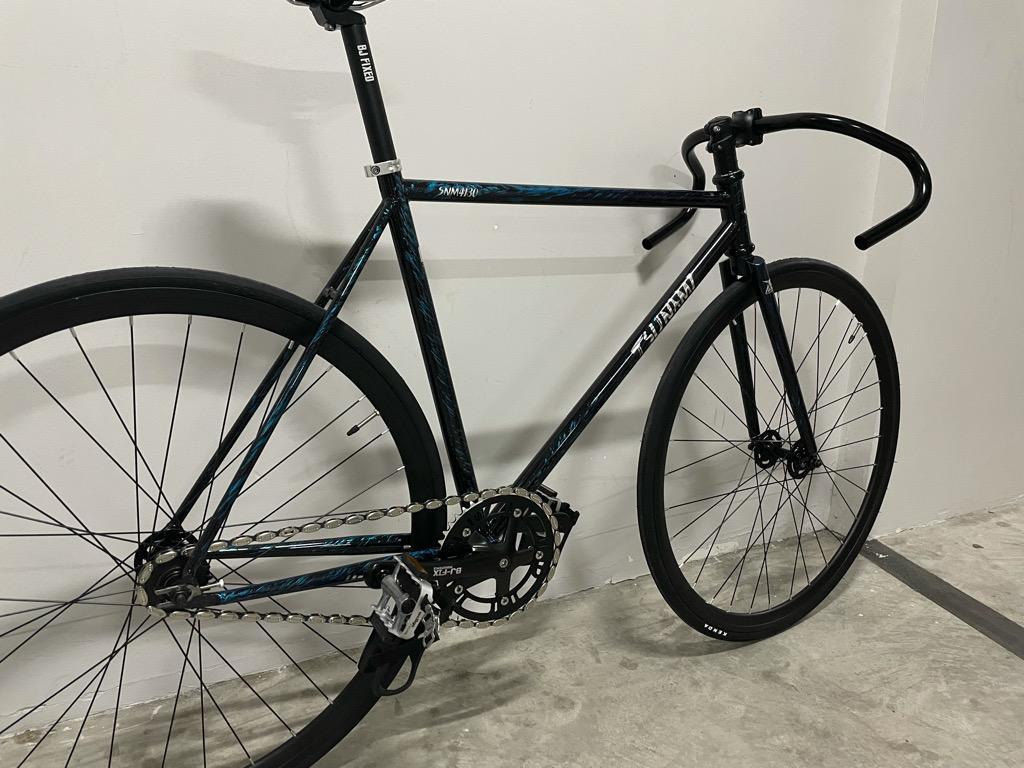 NEW smn 4130 Tsunami chromoly Fixie Fixed Gear Bicycle Bike Full Set ...