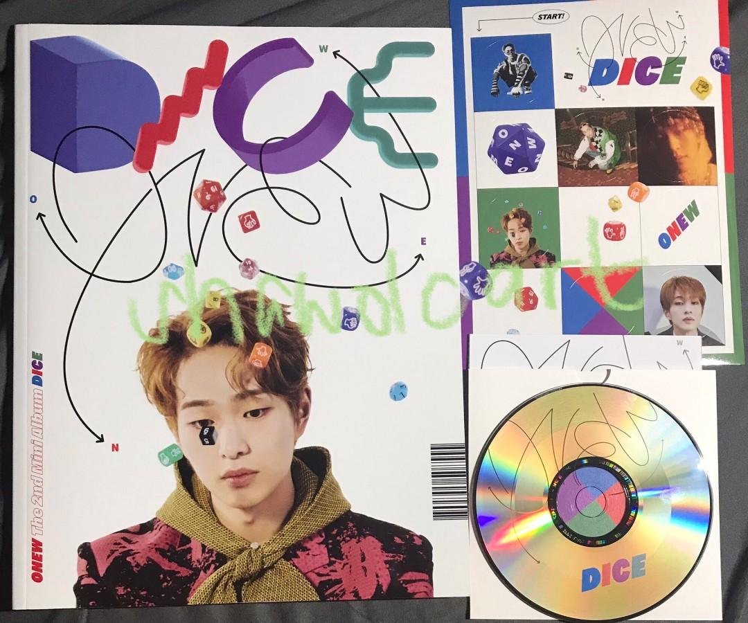 ONHAND SHINee ONEW DICE ALBUM PHOTOBOOK, Hobbies & Toys, Memorabilia & Collectibles, K-Wave on ...
