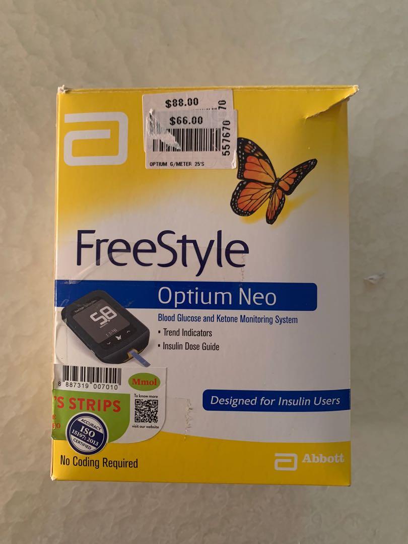 Optium Neo Blood Glucose Monitoring System, Health & Nutrition, Health ...