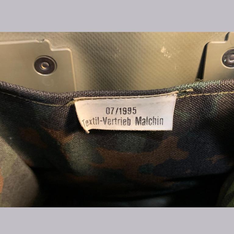 Original German Army Flecktarn Webbing Rig 原裝德國陸軍 Flecktarn 織帶裝備, 男裝, 袋 ...