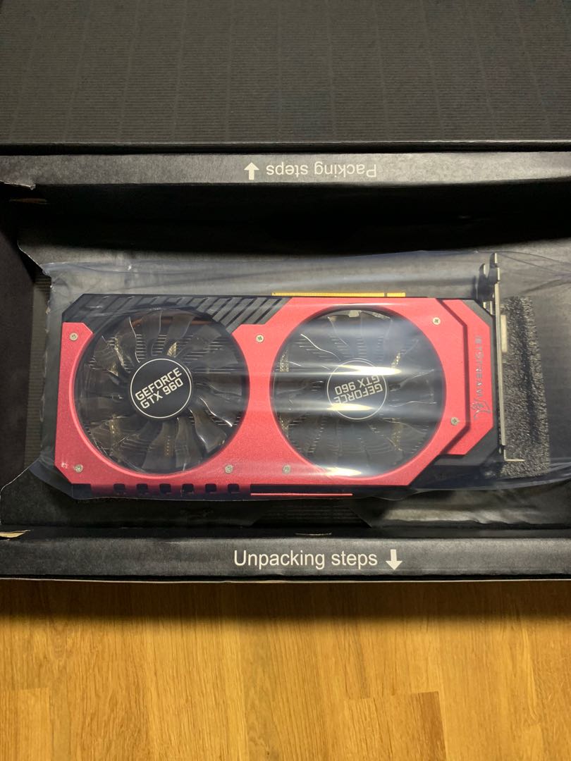 PALIT GeForce GTX 960 Jetstream 2gb GPU Graphic Card, Computers & Tech ...