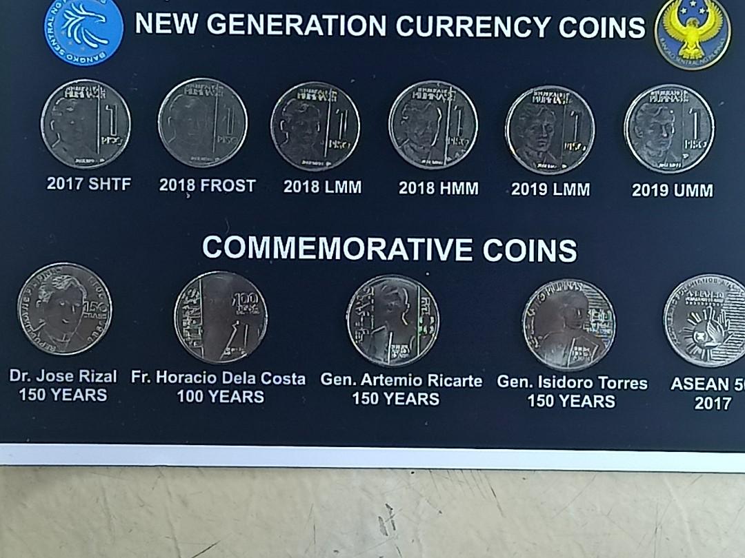 PHILIPPINE BSP NGC 1 PESO COIN COLLECTION..with Brilliant Uncirculated ...